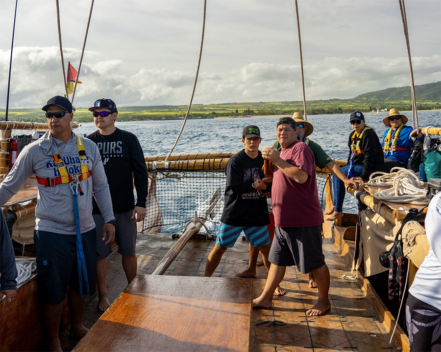 Mark Ellis captains the Iosepa in 2024 on its first voyage in the past ...